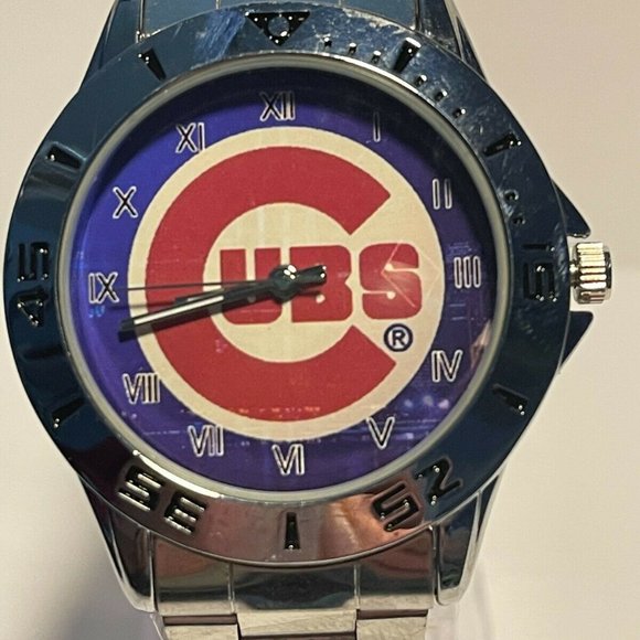 MLB | Accessories | Chicago Cubs Mlb Casual Stainlesssteel Quartz ...